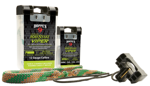 Hoppe's BoreSnake Viper Den with Bronze Bristles, Brass Weight, Pull ...