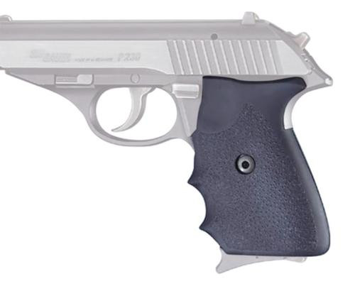 Hogue Sig Sauer P230/P232 Rubber Grip, Finger Grooves Black - Impact Guns