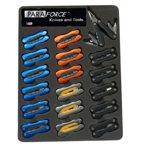 Accusharp ParaForce Compact Multi-Tool Display 18 Piece - Impact Guns