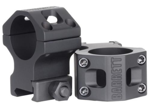 Barrett Ring, Fits Picatinny, Fits 30mm Scopes, 1.3" Height, Black ...