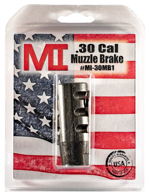 Midwest Muzzle Brake, 30 Caliber, 5/8X24 Thread, Phosphate Finish,ludes ...