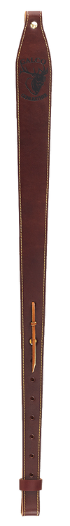 Galco Tapered Sling 2" W x 29"-42" L Adjustable Cordovan Brown Leather ...