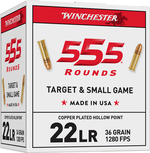 Winchester Rimfire, 22 LR, 36gr, Hollow Point, 555rd Brick - Impact Guns