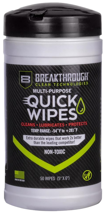 Breakthrough Clean BT-CLP-QW-50 Quick Wipes 3.50"x 3.50"x 6.50" Wipes ...