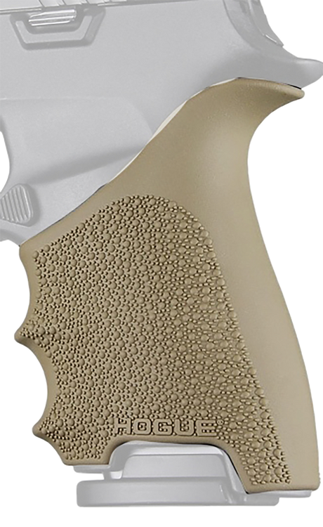 Hogue Grip Sleeve Handall Beavertail Flat Dark Earth Rubber Fits Sig ...