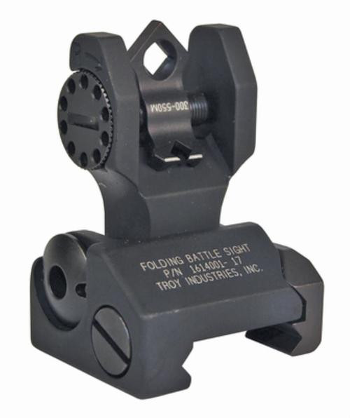 Troy Di-Optic Flip-Type Folding Rear Sight, Black - Impact Guns