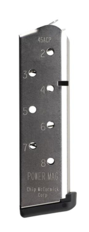 Chip McCormick Custom Colt 1911 Power Mag 45 ACP8 rd Stainless - Impact ...