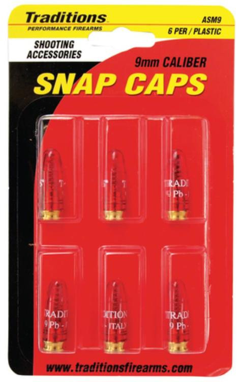 Traditions Black Powder Snap Caps Pistol 9mm 5 Per Package - Impact Guns