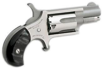North American Mini Revolver 22 Magnum, 1.125" Barrel, Stainless Steel ...