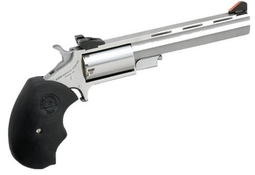 NAA 22 Mini Master 22LR/22 Mag 4" 5rd Adjustable Sight Black Rubber ...