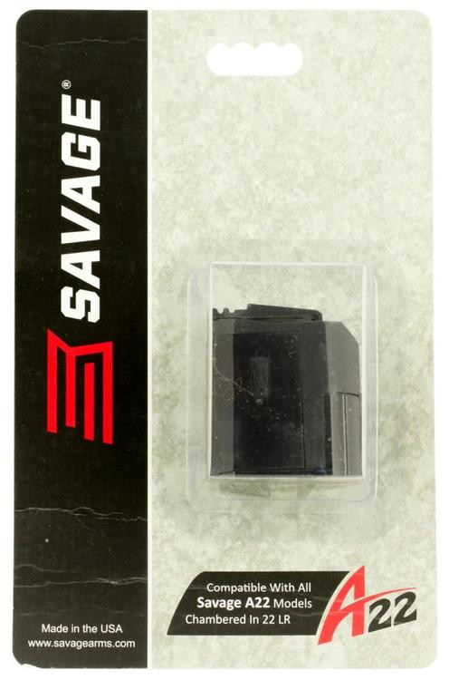 Savage A22 22 LR Magazine, 10 rd Black - Impact Guns
