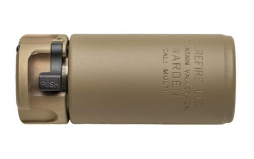 Surefire Warden Blast Diffuser Warden 5.56mm/7.62 Steel 3.5" L, Dark ...