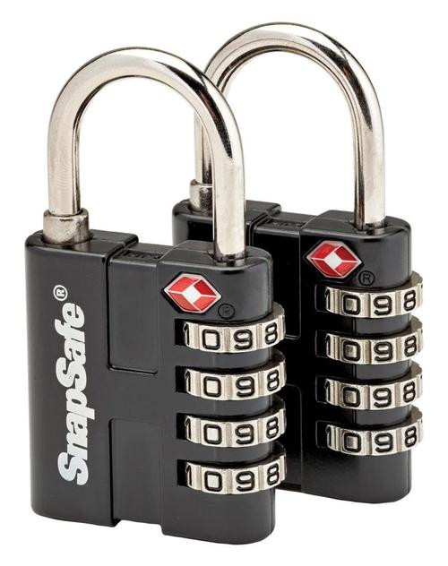 Snap Safe TSA Padlocks Combination Lock Black - Impact Guns