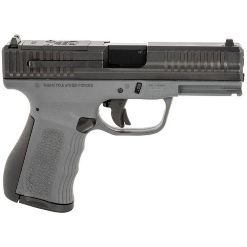 FMK Mach 9 9mm, 4" Barrel, Gray/Black, Optics Ready, 10rd - Impact Guns