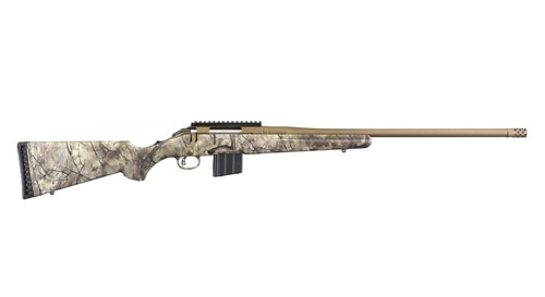 Ruger American .350 Legend, 22" Barrel, Go Wild Camo Stock, Bronze, 5 ...