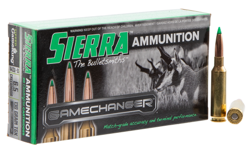 Sierra Bullets, GameChanger, 6.5 Creedmoor, 130Gr, Tipped GameKing ...