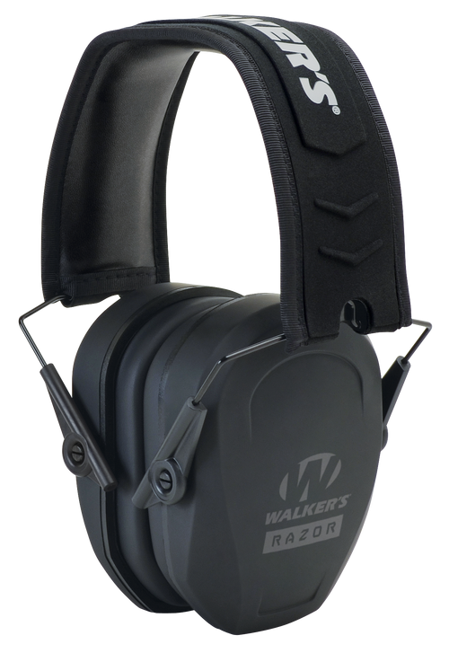 Walkers Game Ear Razor Slim Passive Earmuff 27 dB Black - Impact Guns