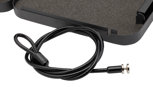 SnapSafe Lock Box Cable 4 ft. Stainless Steel Black - Impact Guns