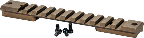 Warne Remington Short Action Mountain Tech Tactical Rail, Burnt Bronze ...