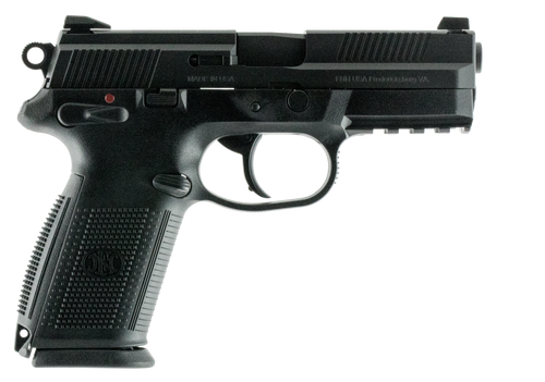 FN LE FNX-9 9mm Single/Double 4" 17rd Black Interchangeable Backstrap ...