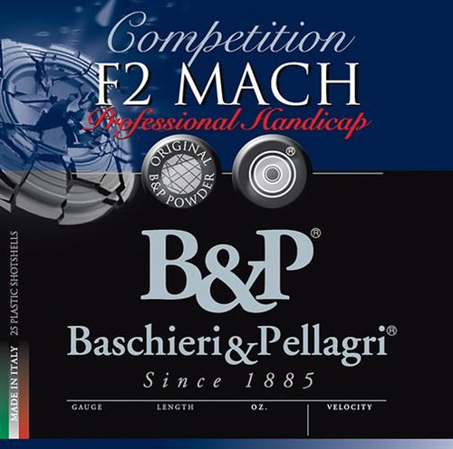 B&P F2 Mach 12 Ga, 2.75" Shell, 1oz, #7.5 Shot, 25rd Box - Impact Guns