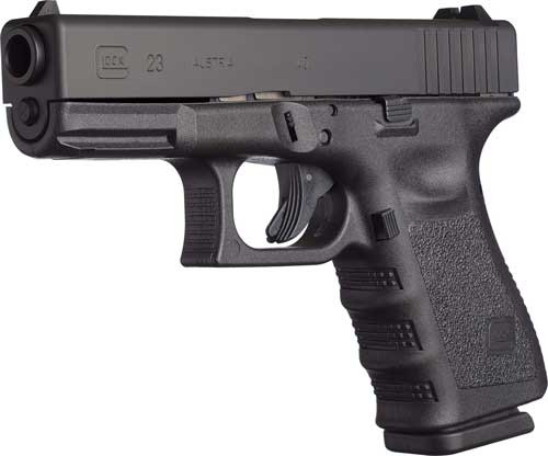 Glock G23 Gen5 Compact MOS 40 S&W 4.02" Barrel, nDLC Steel, Front ...