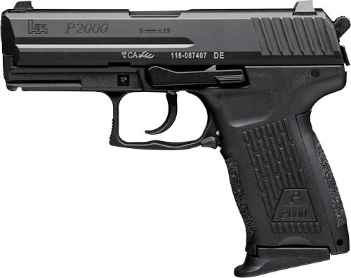 HK P2000, (V3) Da/Sa, 9mm, 3.66" Barrel, Night Sights, Rear Decocking ...