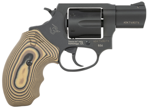 Taurus 856 .38 Special, 2" Barrel, Matte Black Carbon, Brown VZ Cyclone ...