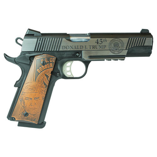 SDS Imports "Trump" 1911 Duty .45 ACP, 5" Barrel, Wood Grip, Metal/Wood ...