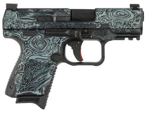 Canik TP9 Elite SC 9mm, 3.60" Barrel, Picatinny Rail, Blue Swirl ...