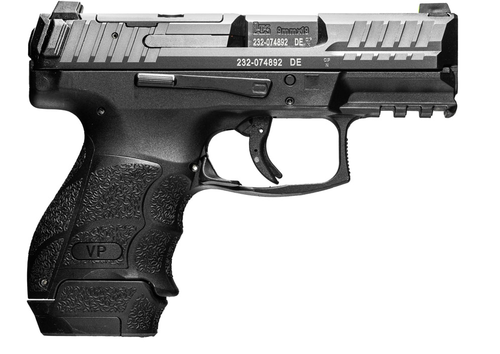 HK VP9SK 9mm, 3.39" Barrel, Black, Night Sights, Optics Ready Slide ...