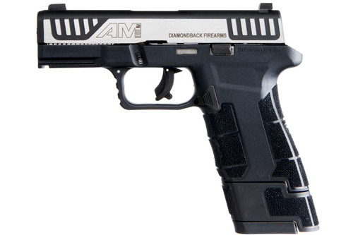 Diamondback DB9 AM2 9mm, 3.50" Barrel, Stainless Slide, Black Frame ...