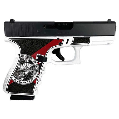 Glock 19 Gen 3 Custom "Florida White" 9mm, 4" Barrel, 15rd - Impact Guns