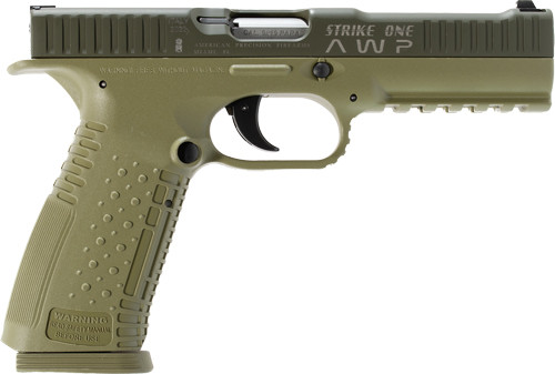 American Precision Strike ONE 9mm, 5" Barrel, OD Green, 17rd Demo Floor ...