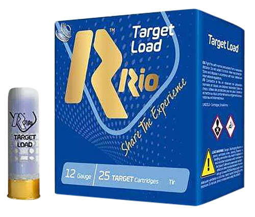 Rio Target Load 12 Ga, 2.75", 1 1/4 oz, 9 Shot, 25Bx/10Cs - Impact Guns