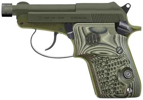 Beretta 21A Bobcat "Kale Slushy" 22LR, 2.9" Barrel, G10 Grips, 7rd ...