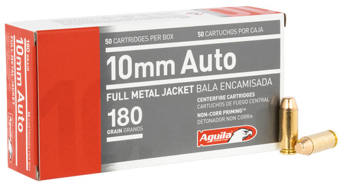 Aguila Target & Range 10mm, 180gr,1200 fps, FMJ, 50Bx/20Cs - Impact Guns