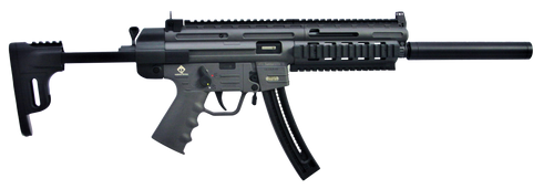 GSG 16 Carbine 22 LR, 16.25" Barrel, Black, Smoke Metal Finish, 22rd ...