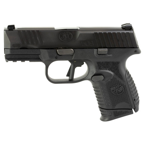 FN 509 Compact 9mm, 3.7" Barrel, Black, Soft Case, 10rd - Impact Guns