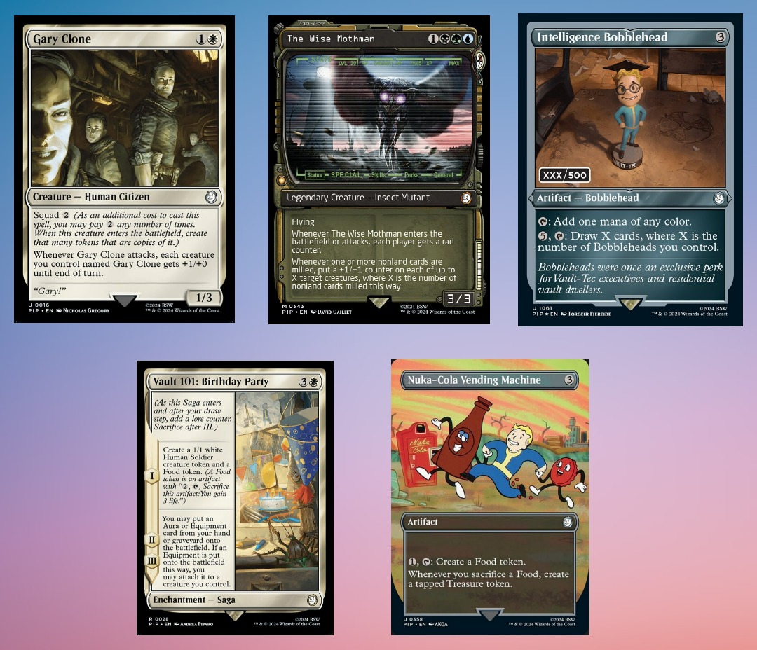 Magic The Gathering Universes Beyond Fallout - Saga Concepts