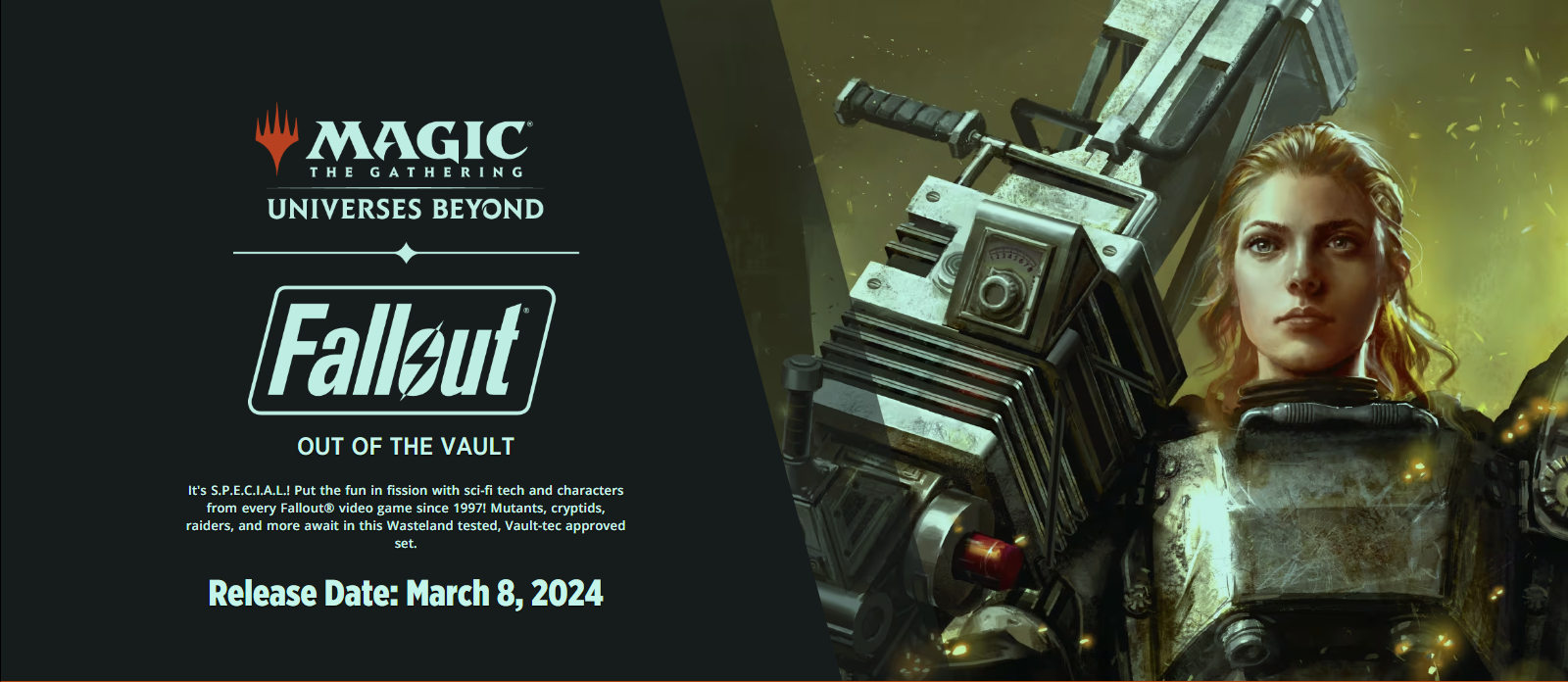 Magic The Gathering Universes Beyond Fallout - Saga Concepts