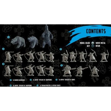 Mythic Earth Inuit Starter Force Inuit Box Set Miniatures NSMA58 - Saga ...