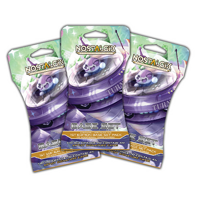 Nostalgix TCG: Base Set Blister Pack Display,1st Edition - Saga Concepts