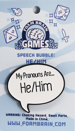 Pronoun Pin: He/Him