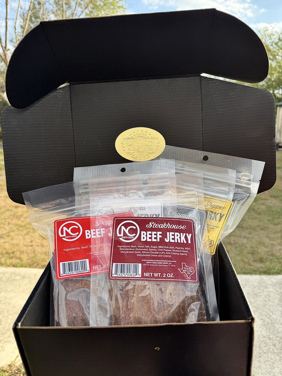 Jerky Sample Box - 3 samples - North Creek Smoke House
