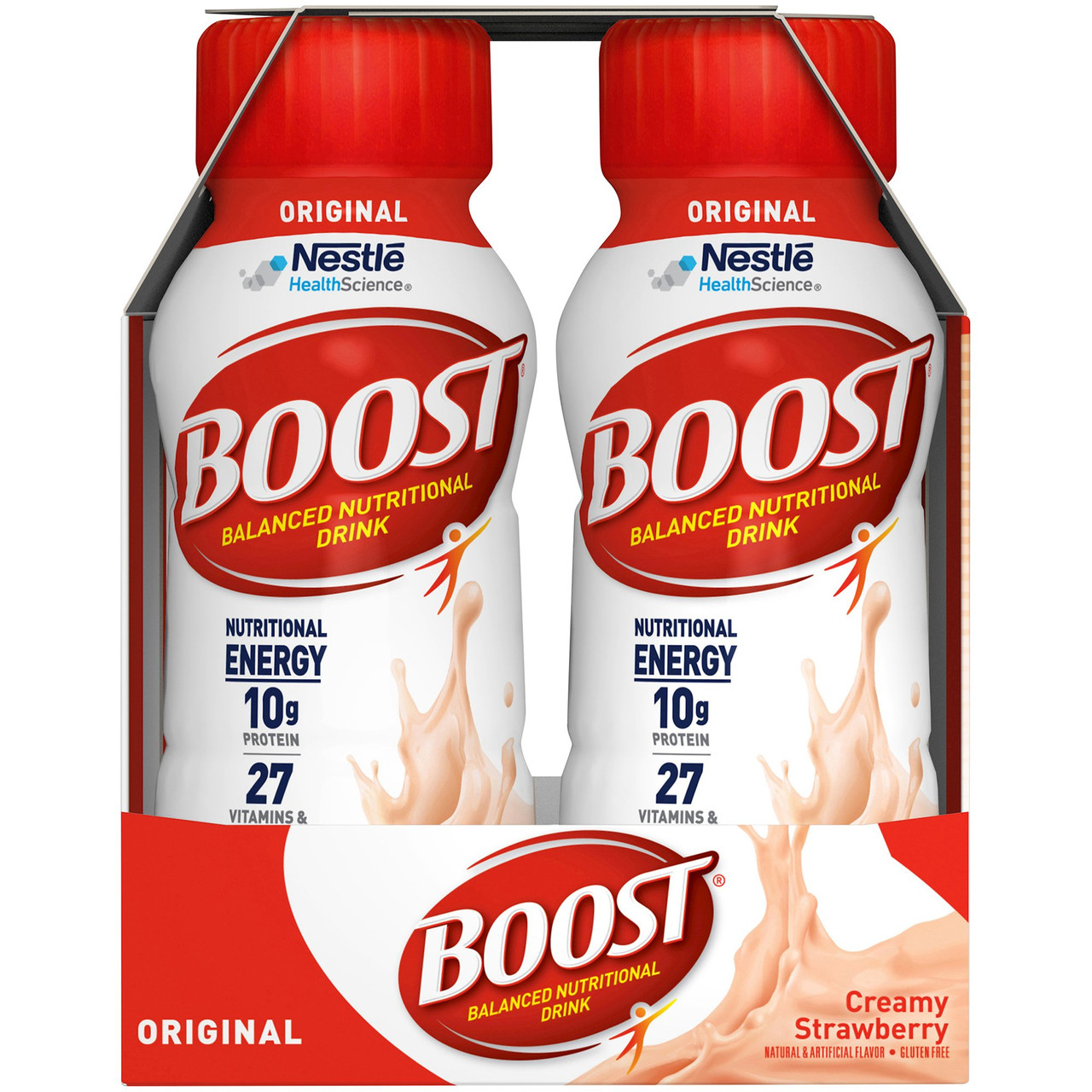 Oral Supplement Boost Original Creamy Strawberry Flavor Liquid 8 oz Bottle