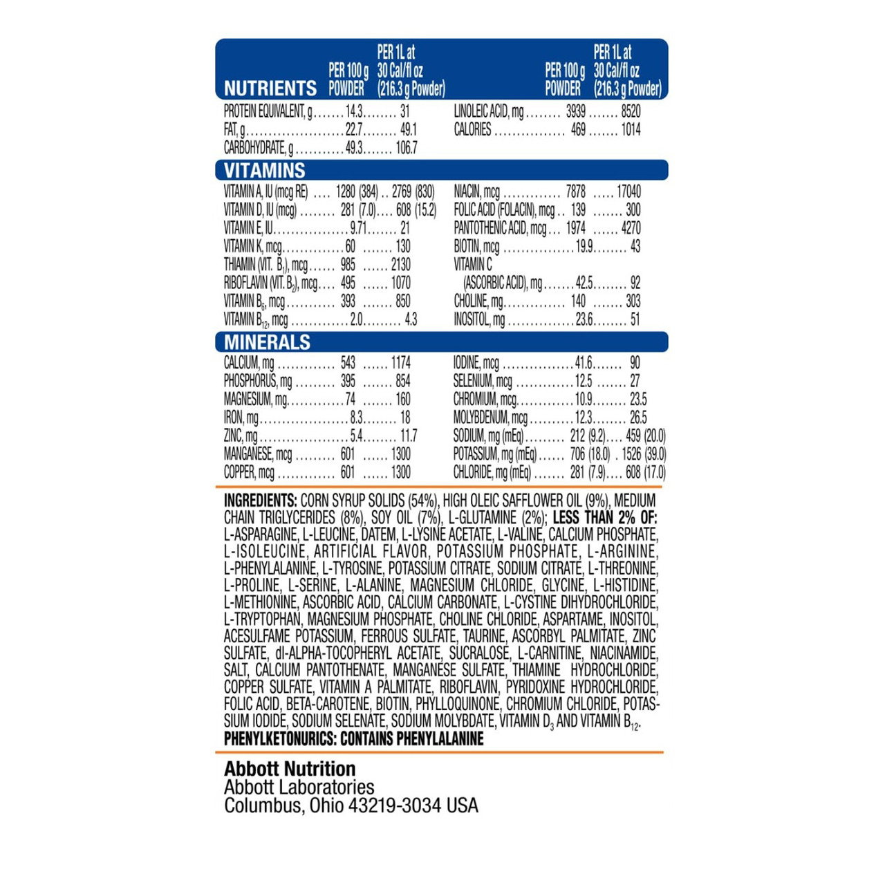 Pediatric Oral Supplement EleCare Jr Vanilla Flavor 141 oz Can Powder ...