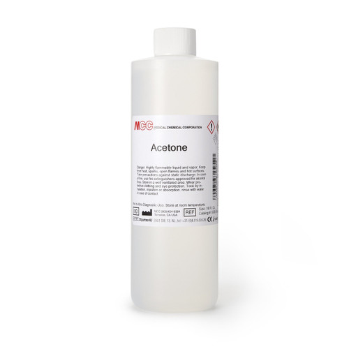 Chemistry Reagent Acetone Alcohol Solvent 100% v/v 16 oz. 100B-16OZ ...