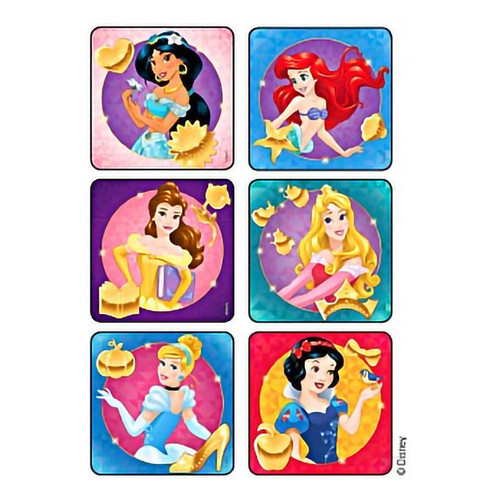Kids Love Stickers® 90 per Pack Disney Princesses Sticker 2-1/2 Inch ...