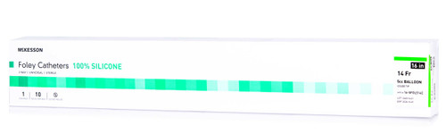 Foley Catheter McKesson 2-Way Coude Tip 5 cc Balloon 14 Fr. Silicone 16 ...